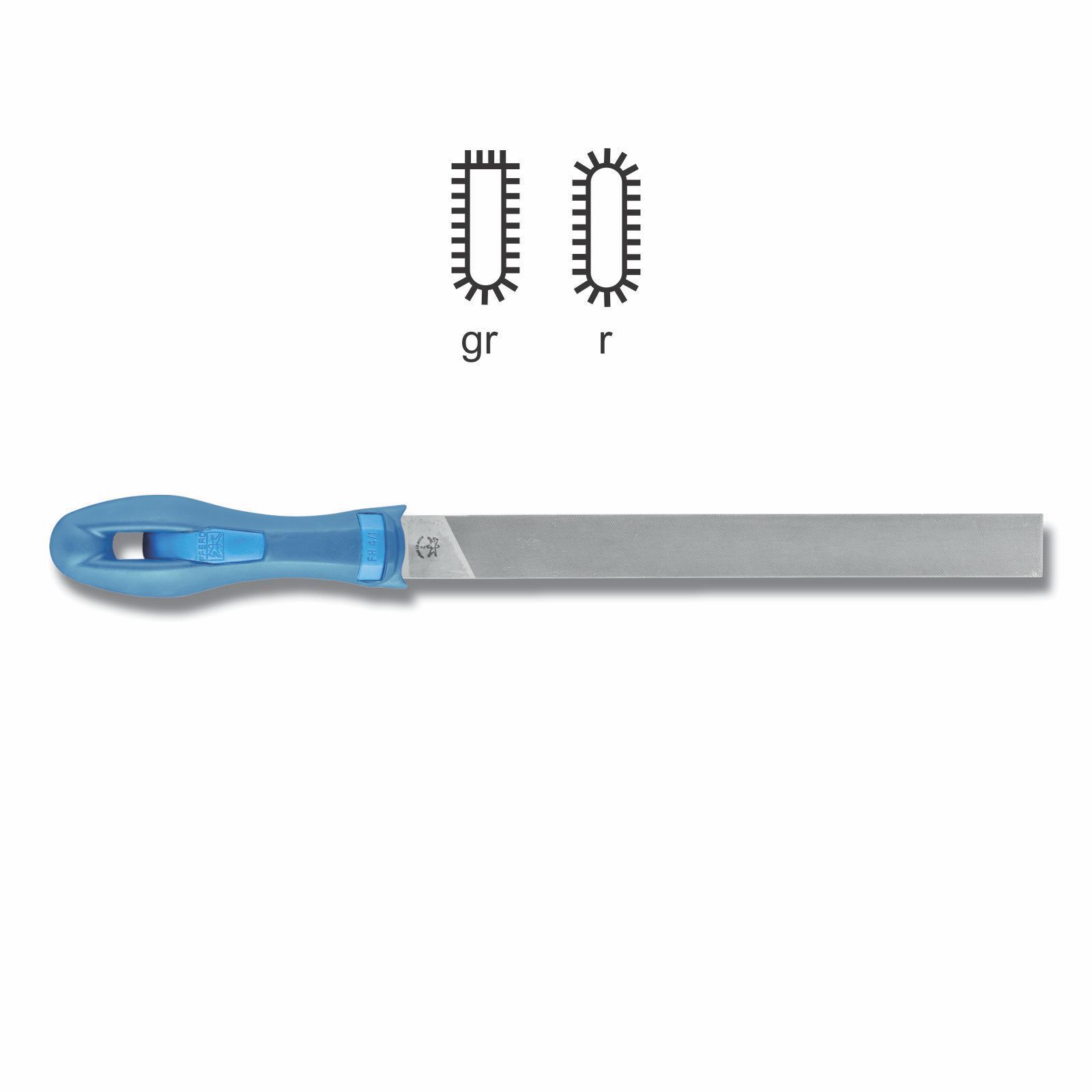 Mill Saw File - With Handle - Pferd