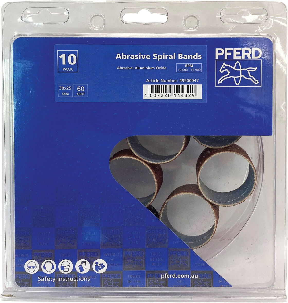 POS Abrasive Spiral Bands - Aluminium Oxide - Pferd